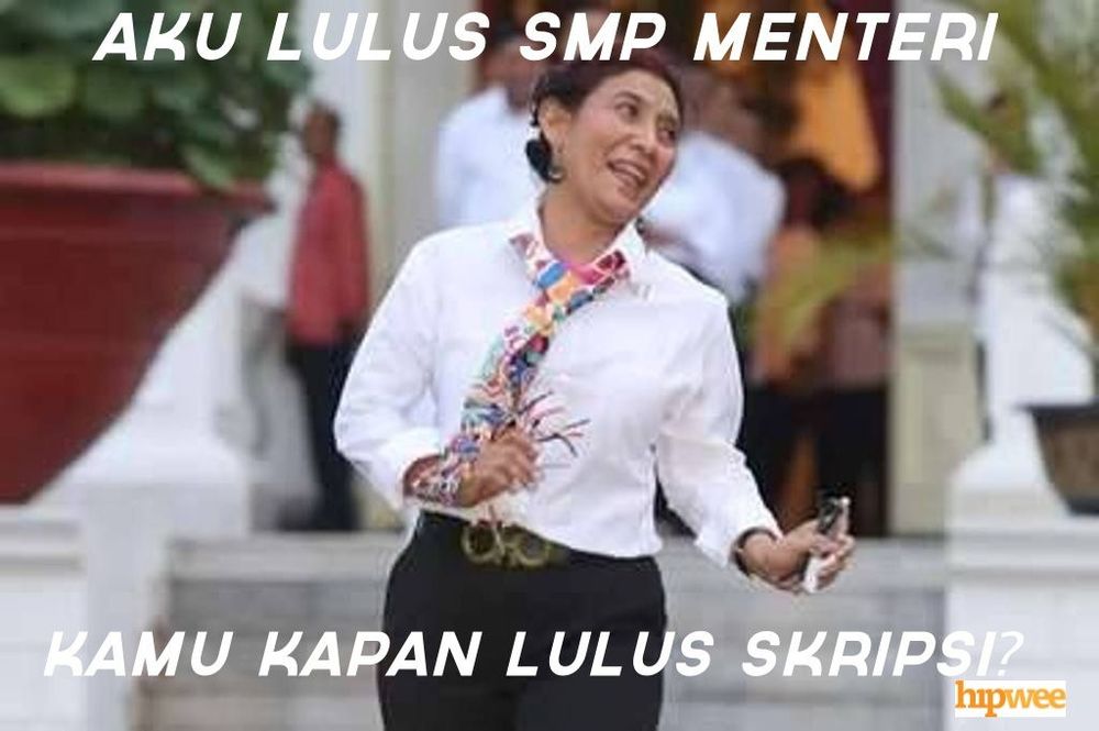 Kumpulan Memes Lucu Susi Pudjiastuti, Menteri Baru Kita yang Nyentrik!