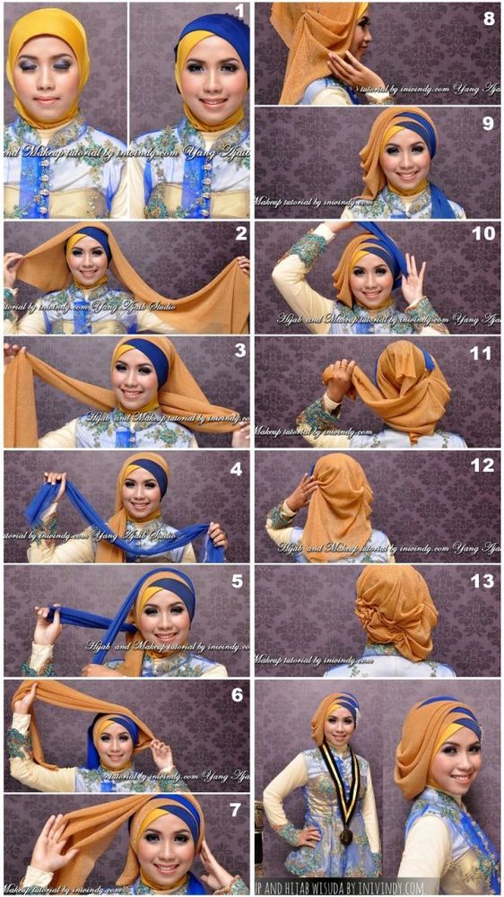 7 Tutorial Gaya Jilbab Ini Memang Butuh Sedikit Usaha, Tapi Keanggunan ...