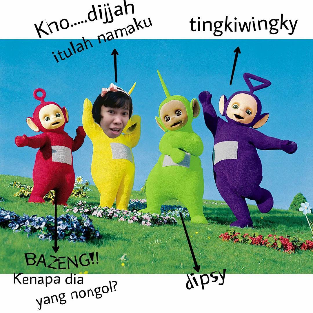 Silakan Cekikan dan Senyum Sendiri Lihat 25 Meme Teletubbies Ini