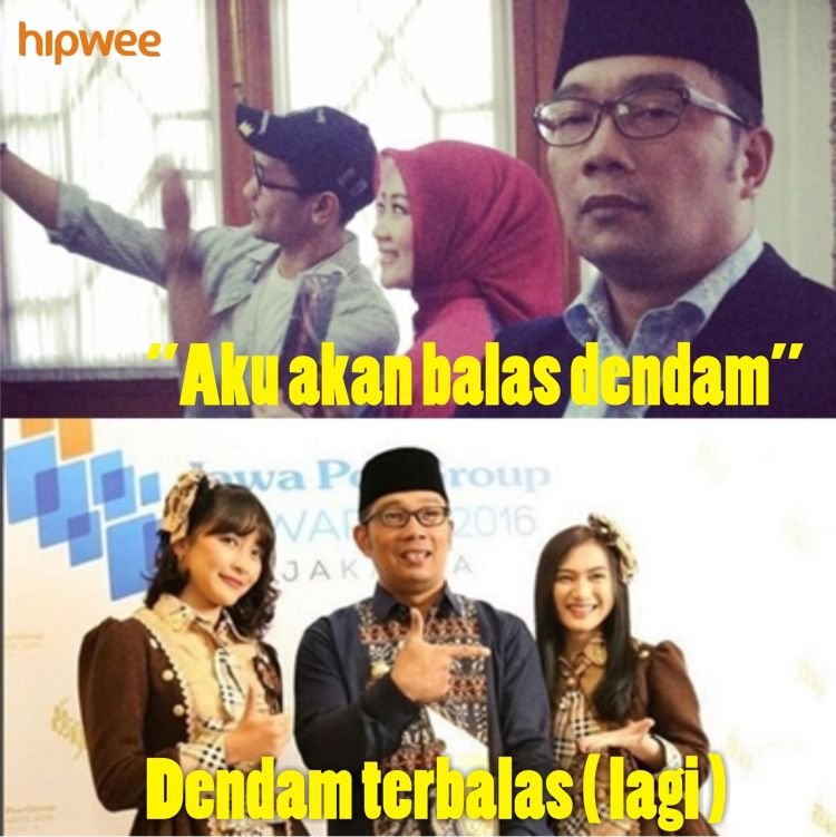 Kumpulan Meme Kang Emil Cemberut Ditinggal Sang Istri Selfie Bareng ...