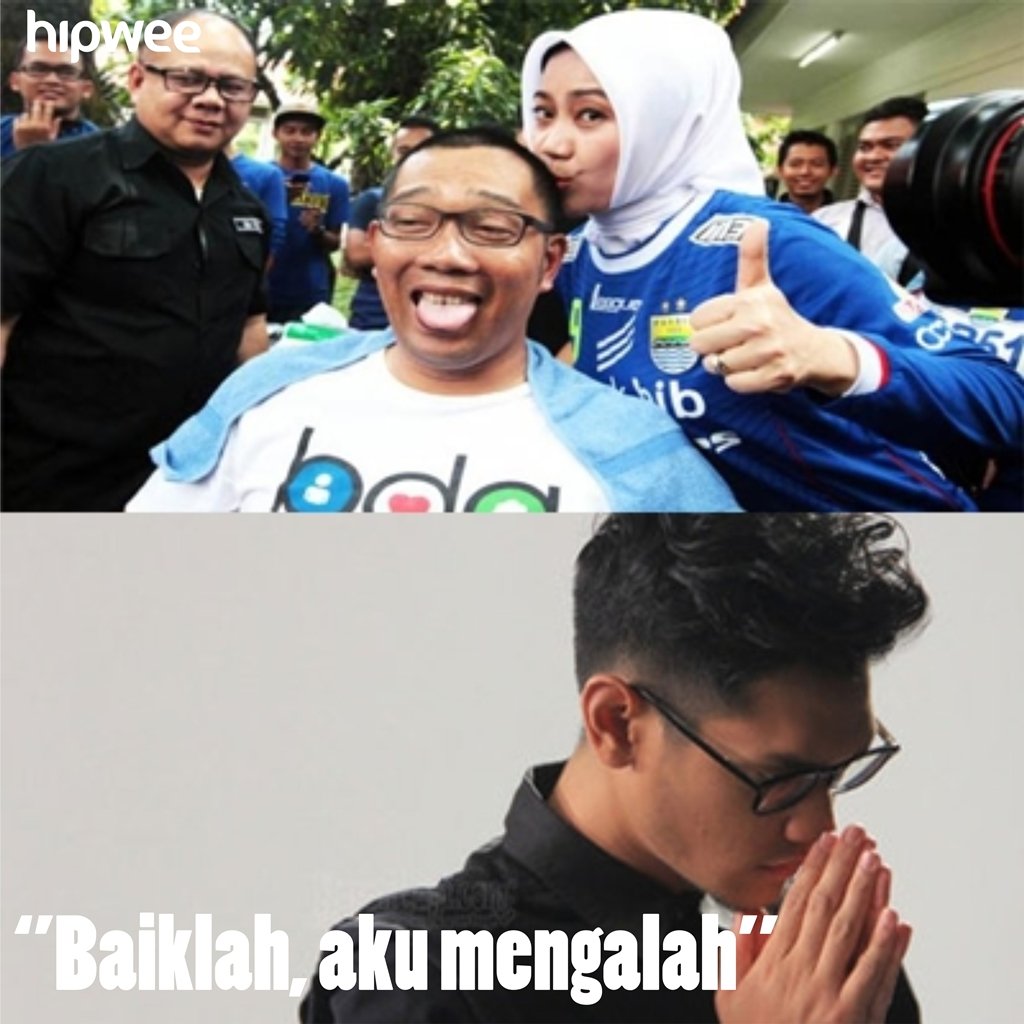 Kumpulan Meme Kang Emil Cemberut Ditinggal Sang Istri Selfie Bareng ...