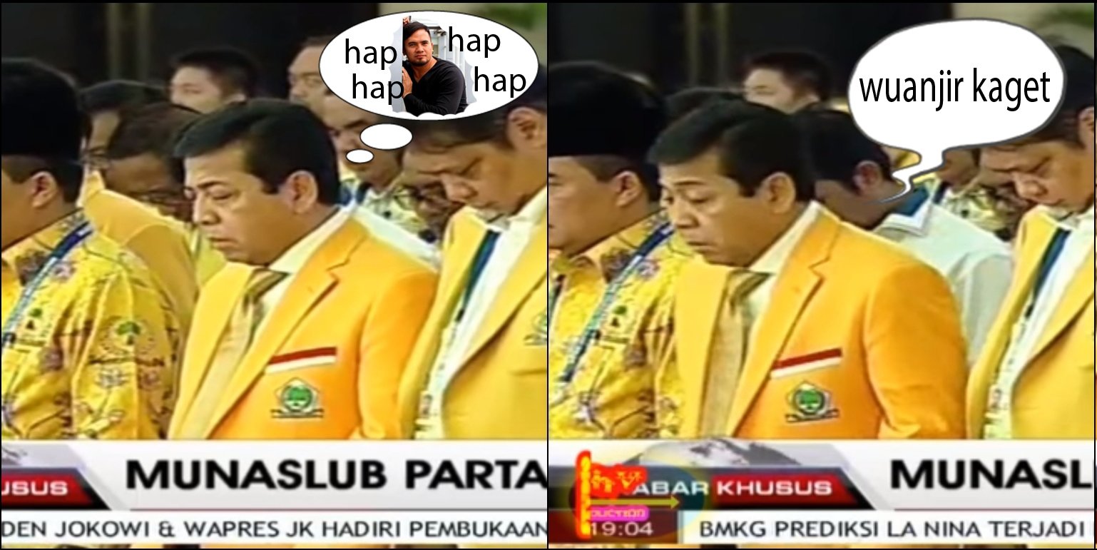 10 Meme Kocak Setyo Novanto Ketiduran Di Munaslub Golkar. Perlu Kasur ...
