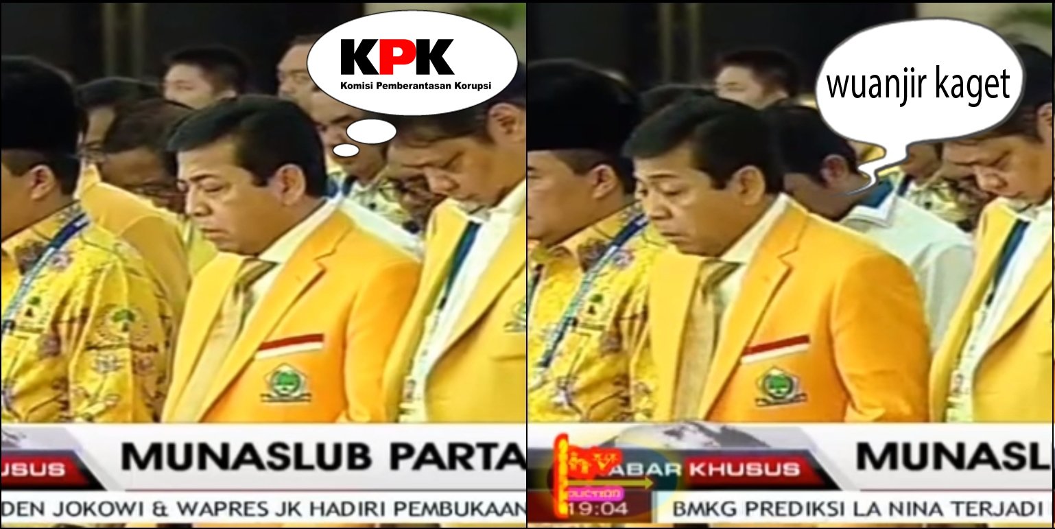 10 Meme Kocak Setyo Novanto Ketiduran Di Munaslub Golkar. Perlu Kasur ...