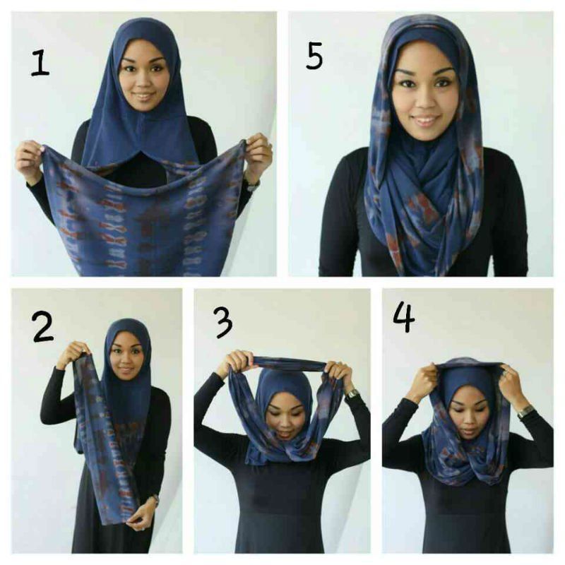 Tutorial Hijab Lebaran Simple Buat Kamu yang Baru Belajar Berhijab