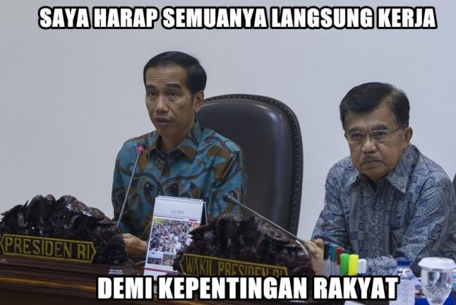 Simak Liputan Reshuffle Menteri dalam Bentuk Meme Ini, Biar Kamu Agak ...