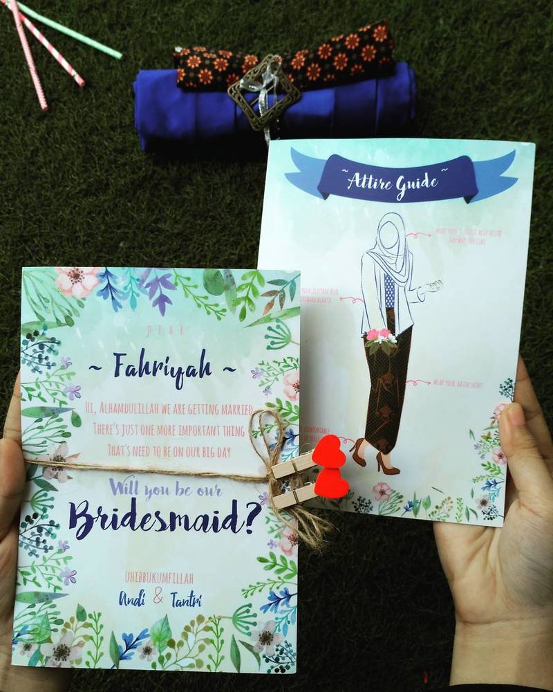 Undangan untuk Bridesmaid Harus Dibuat Spesial, 17 Inspirasi Ini Bisa ...
