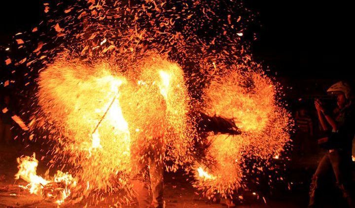 Tradisi Perang Obor di Jepara, Pukul-pukulan Api yang Seru dengan Nilai ...