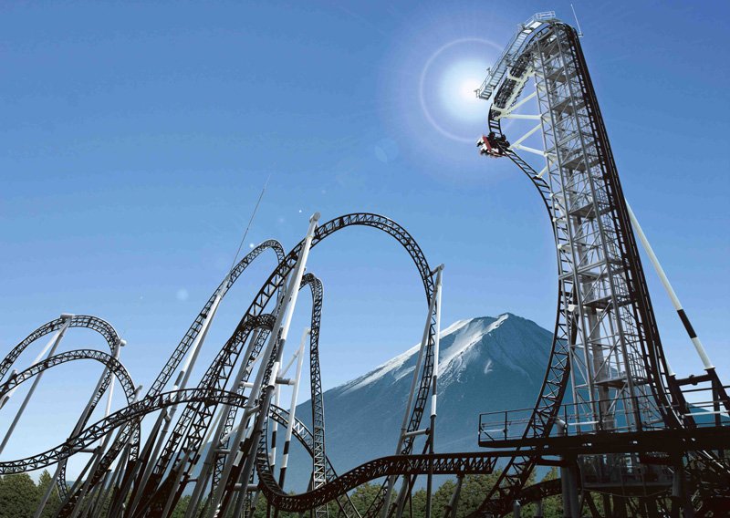 Begini Nih Penampilan Roller Coaster Paling Ekstrem di Dunia! Curam ...
