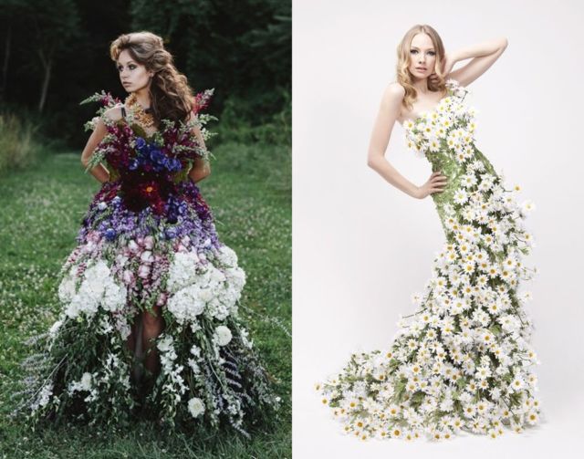 17 Ide Gaun Pernikahan Bergaya Kontemporer. Unik, Artsy, Tapi Tetap ...