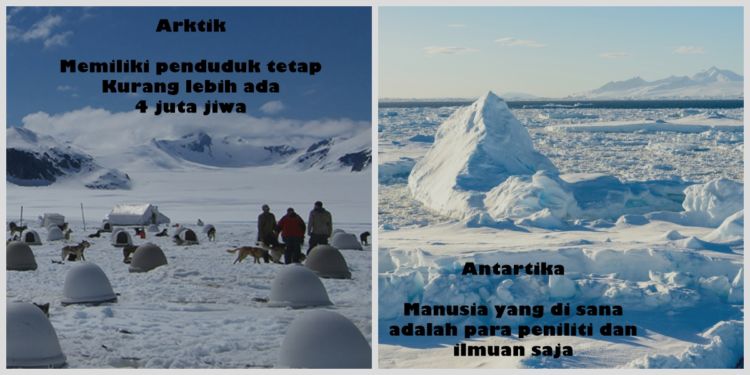 Buat yang Masih Suka Bingung, Ini 10 Perbedaan Kutub Utara & Selatan ...