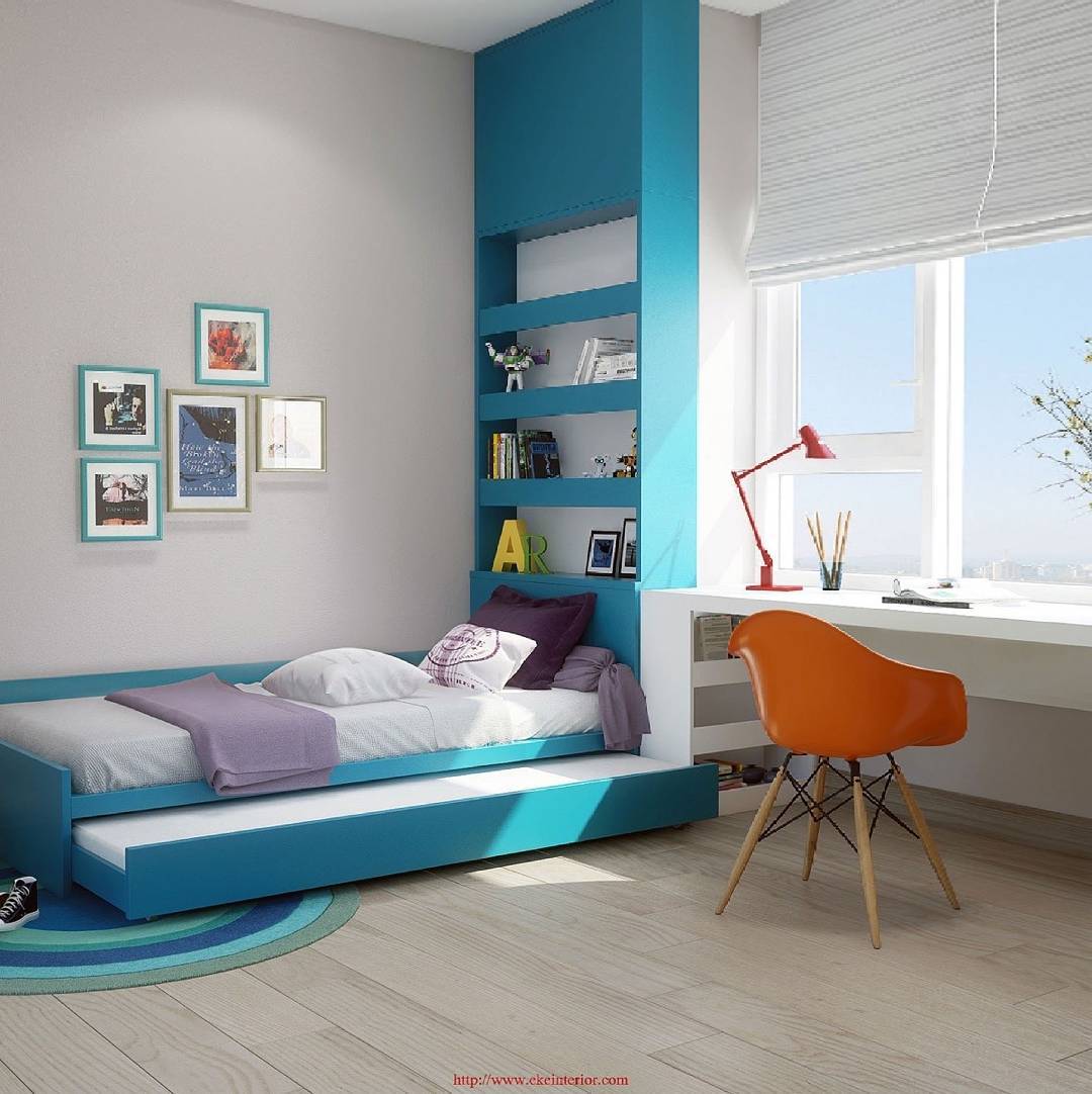 16 Inspirasi Kamar Single Bed yang Lucu dan Nyaman. Cocok Buatmu Anak ...