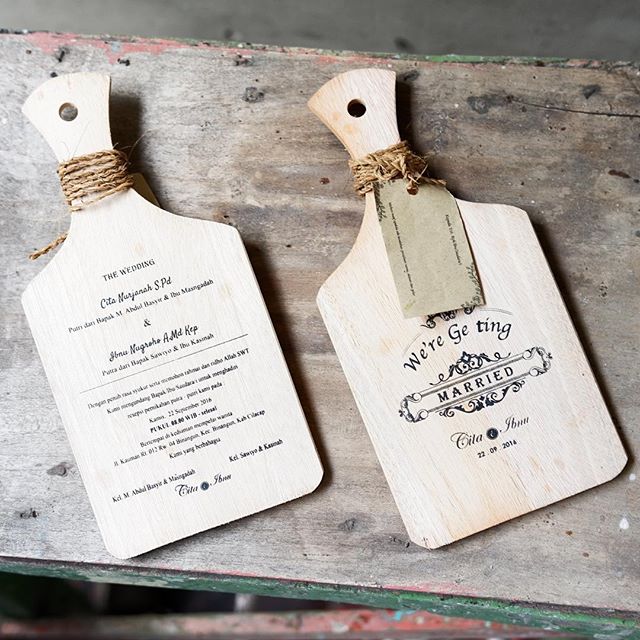 Inspirasi Undangan Pernikahan yang Fungsinya Sekaligus untuk Suvenir