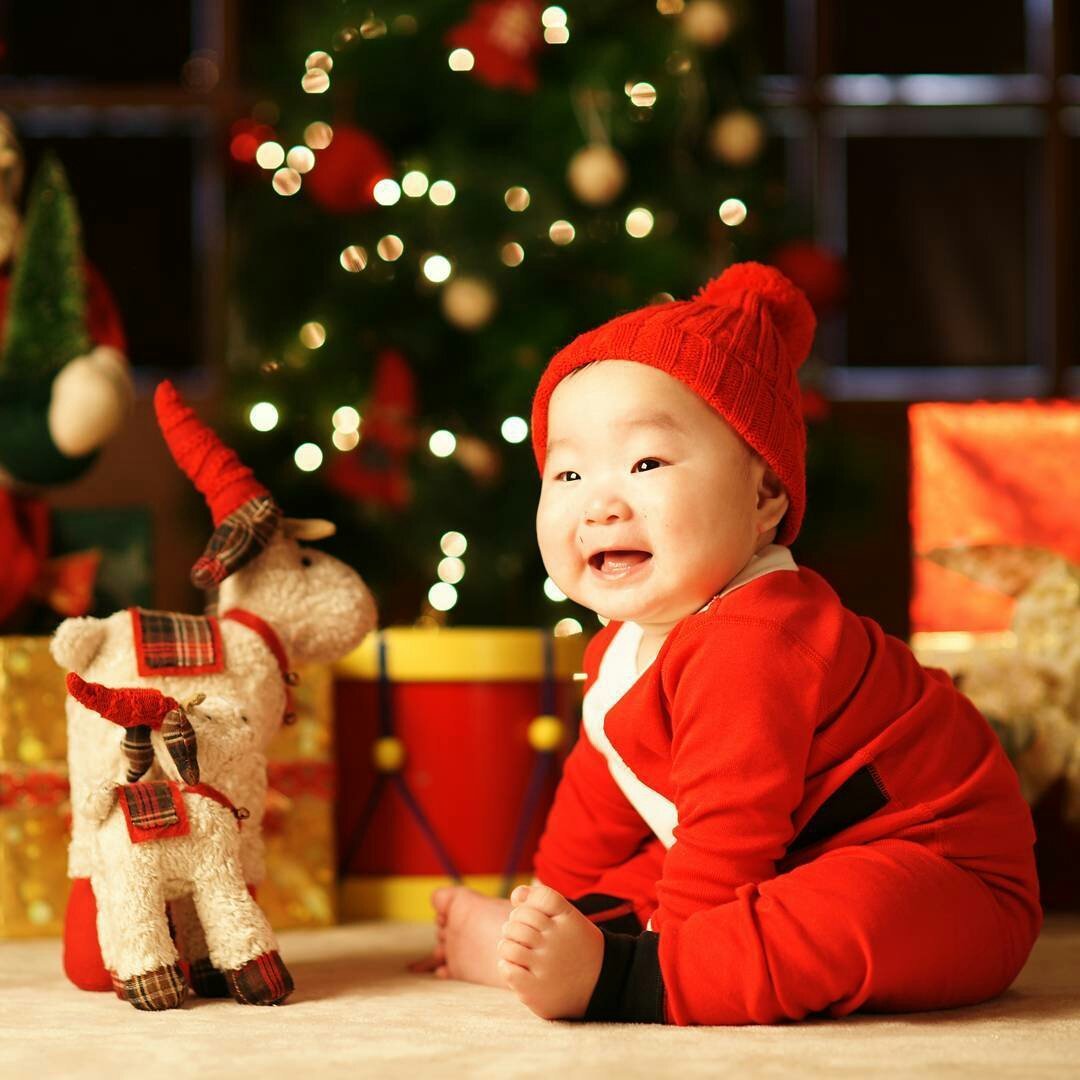 12 Ide Foto Anak Bayi Bertema Natal. Imut Maksimal, Bikin Gemes, Bikin ...