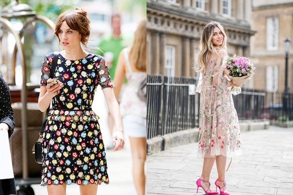 8+ Inspirasi Busana Floral Nan Romantis. Selain Simpel, Juga Menaikkan ...