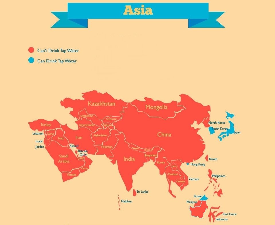 Daftar Negara dengan Air Keran yang Bisa Diminum. Enak Banget, Nggak Usah Dimasak atau Beli Galon