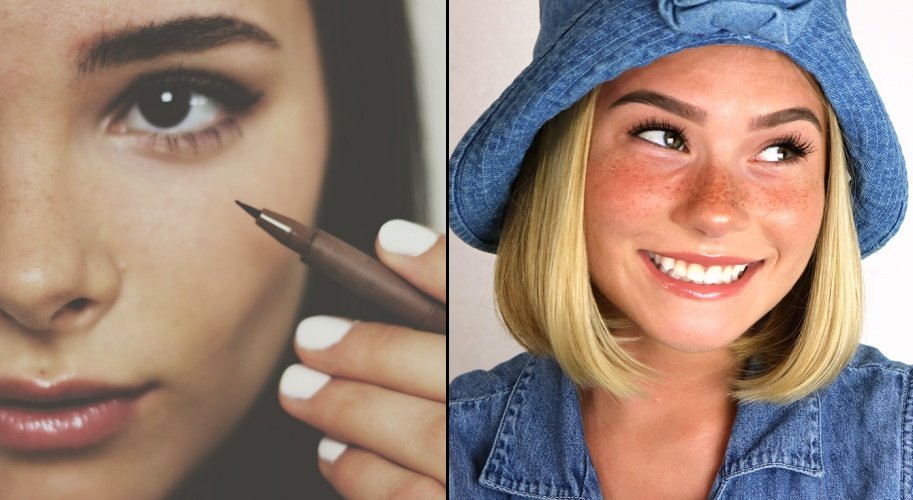 Bermodal Pensil Alis, Begini Lho 6 Langkah Bikin Makeup Freckles yang ...