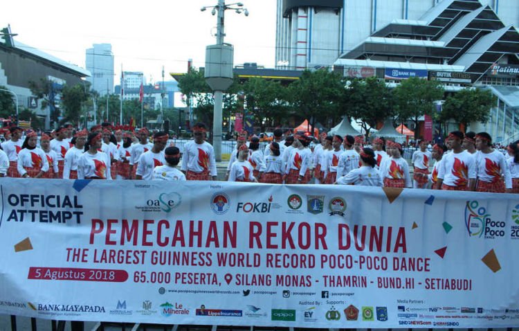 Ini Rekor Guiness yang Berhasil Dipecahkan 65 Ribu Orang yang Menari ...