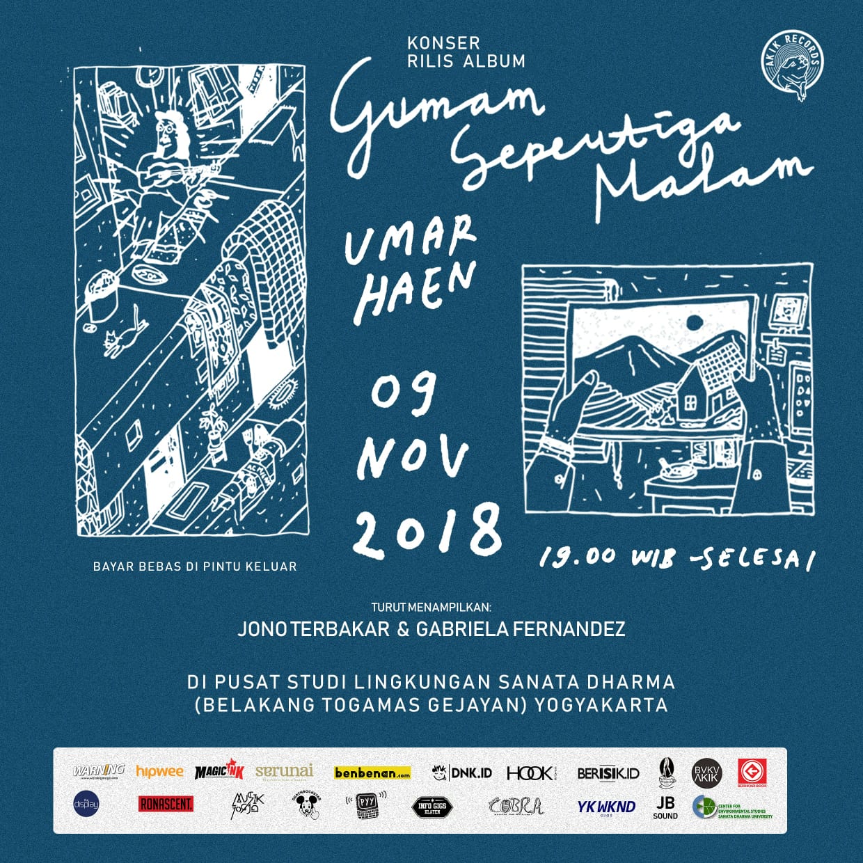 Siap-siap Yogyakarta! Gumam Sepertiga Malam, Album Pertama Umar Haen ...