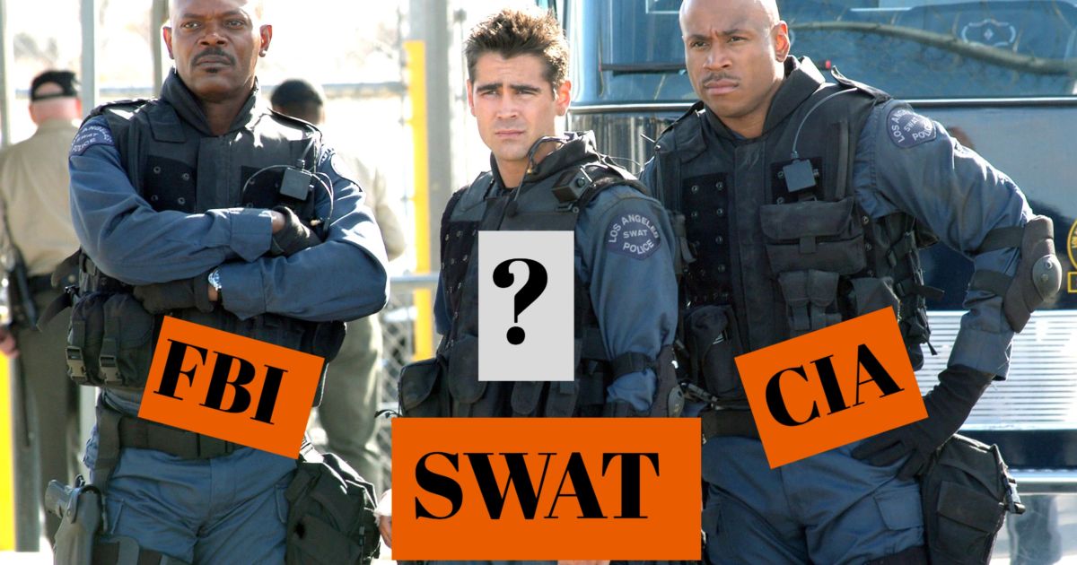 Ini Lo Beda CIA, FBI, SWAT dan Sejenisnya. Biar Pas Nonton Film Paham ...