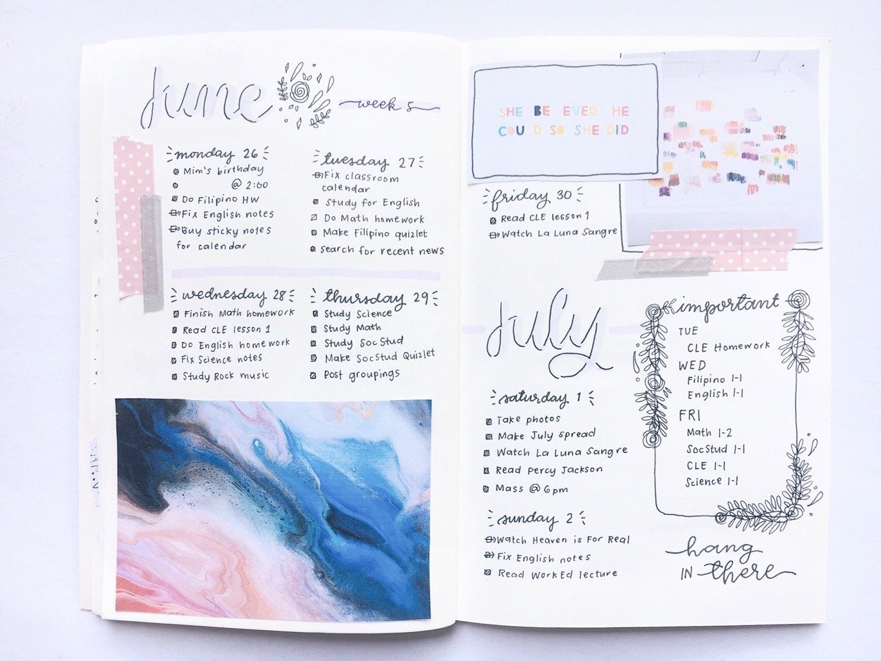 7 Cara Membuat Catatan Aesthetic di Buku yang Keren