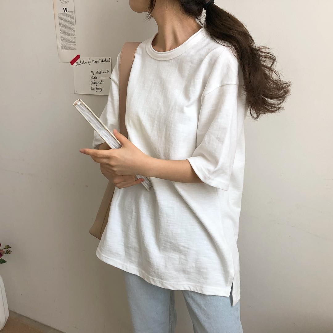 11+ Ide Style Baju Oversize Cewe ala Korea