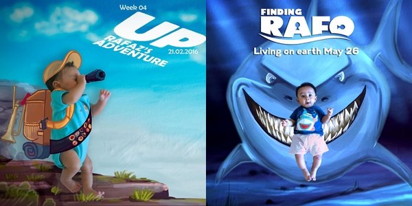 8 Ide Kreatif Foto Bayi dengan Tema Film Animasi. Lucunya, Bikin Pengen ...