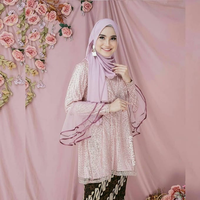 8 Model Baju Tunik Brokat Modern Terbaru