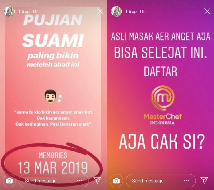 Fitrop Dipuji Suami Karena Bisa Bikin Air Hangat dan Mi Instan, Ia ...