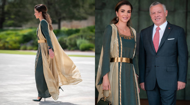12 Foto Busana Elegan Queen Rania, Permaisuri Paling Chic dan ...