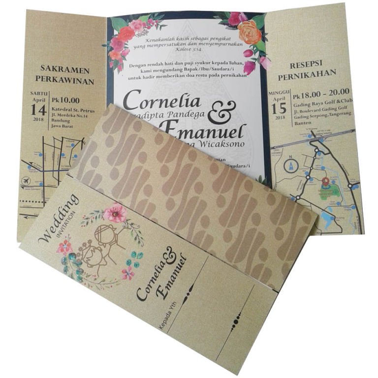 6 Jenis Kertas Undangan Pernikahan yang Berkualitas