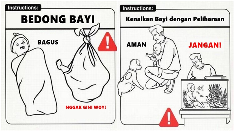 15 Kumpulan Petunjuk Ngawur bin Ngaco Tentang Parenting. Bener sih ...