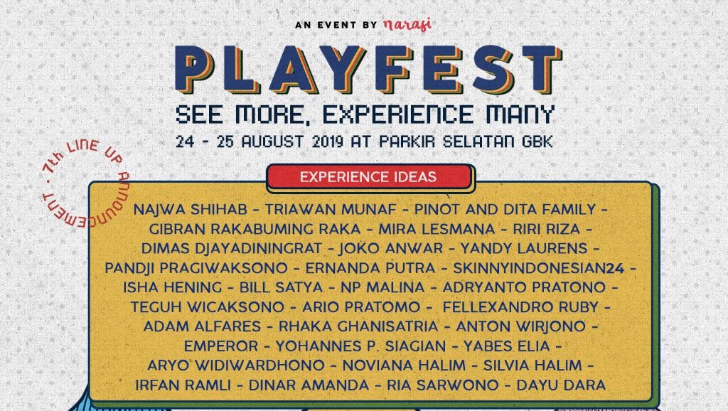 7 Atraksi yang Wajib Kamu Kunjungi di Narasi Playfest 2019. Asli, Seru Semua!