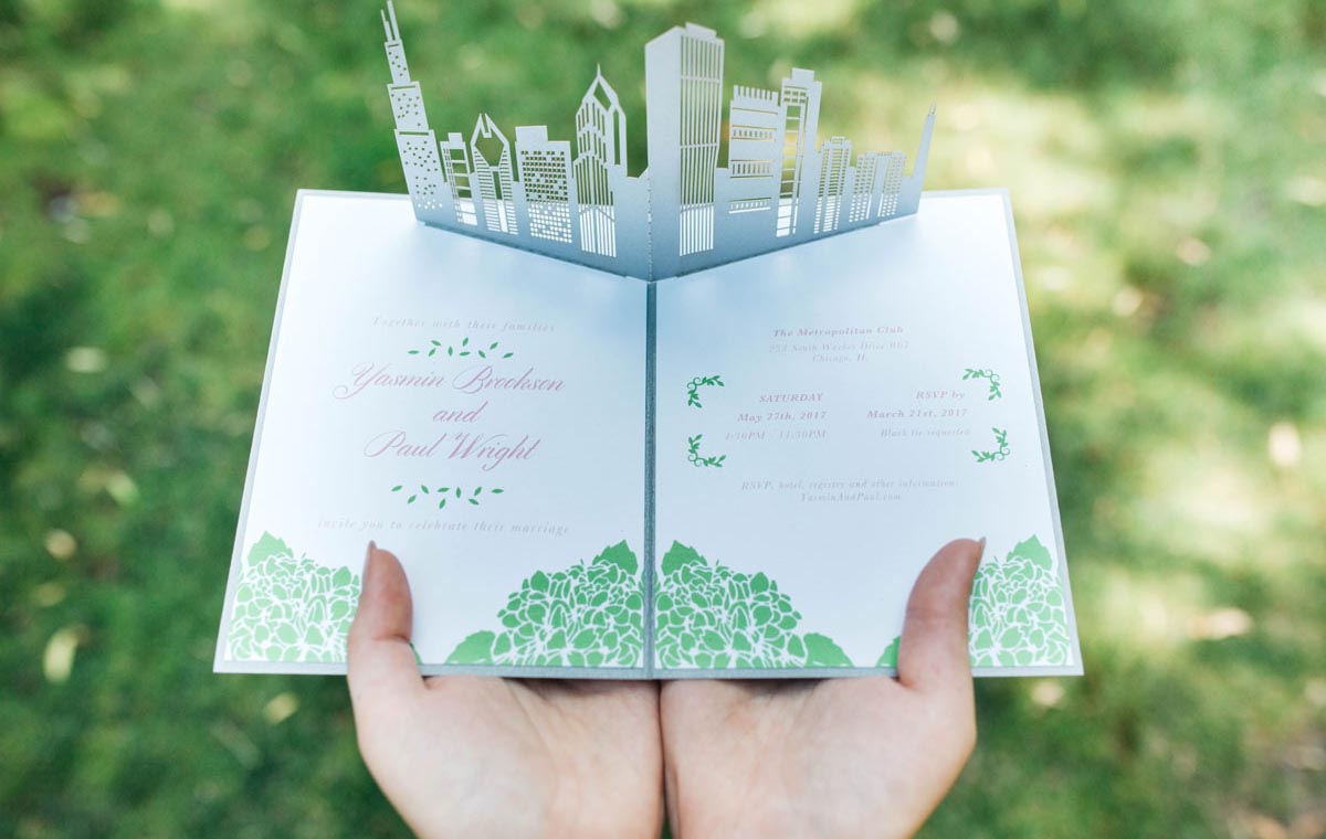 10 Ide Undangan Nikah Pop Up yang Bagus