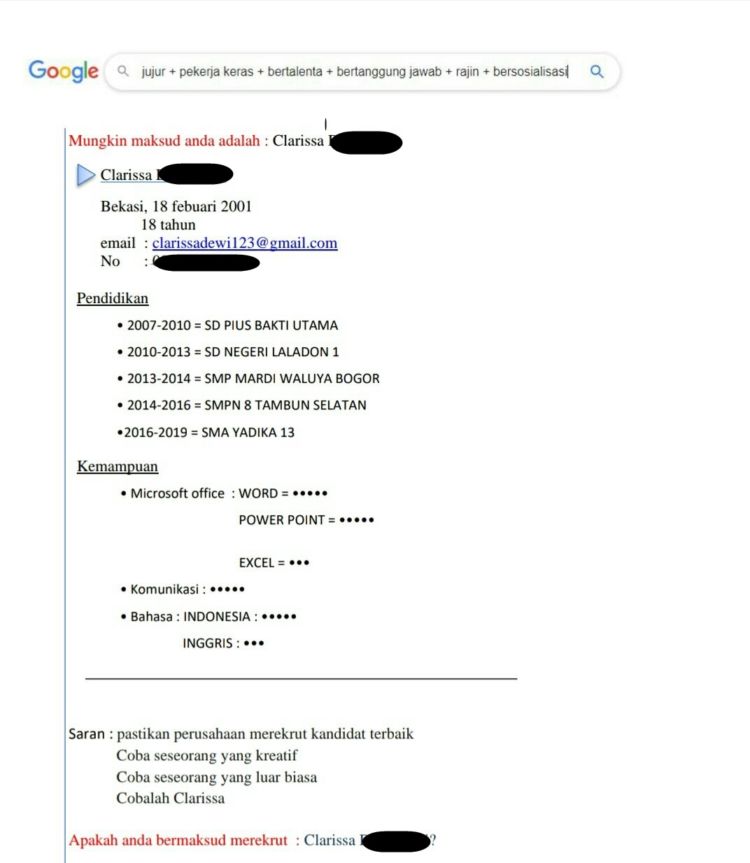 9 Desain CV Super Kreatif ini Bikin HRD Senyam-senyum Sendiri. Kocak ...