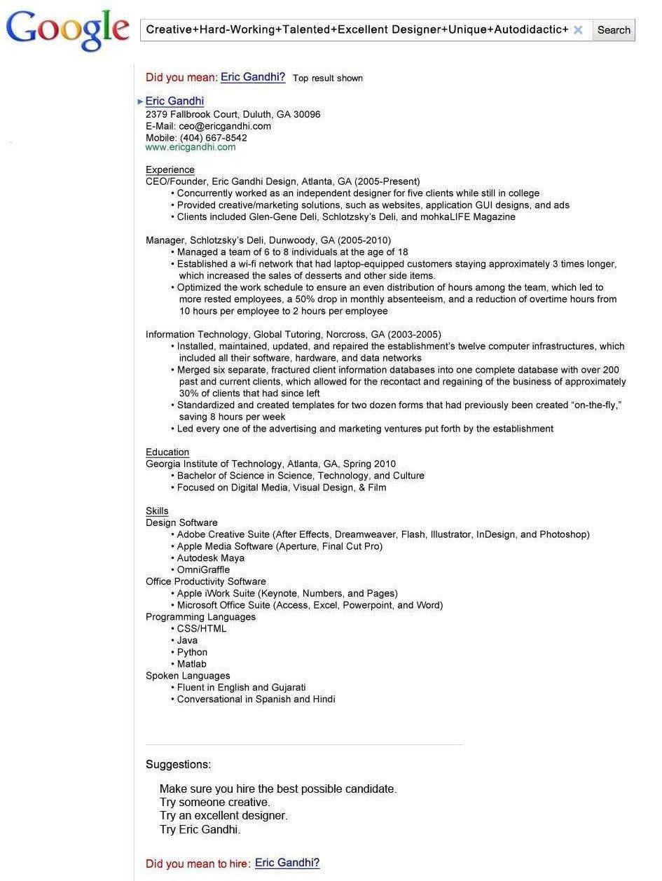 9 Desain CV Super Kreatif ini Bikin HRD Senyam-senyum Sendiri. Kocak ...