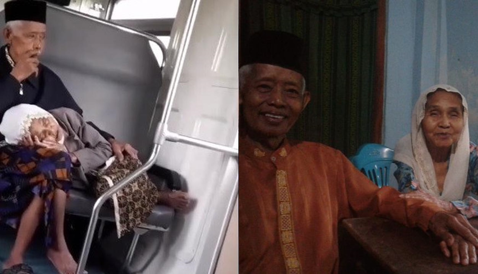 Video Nenek Tidur di Pangkuan Kakek saat Naik Kereta Ini Bikin Baper ...
