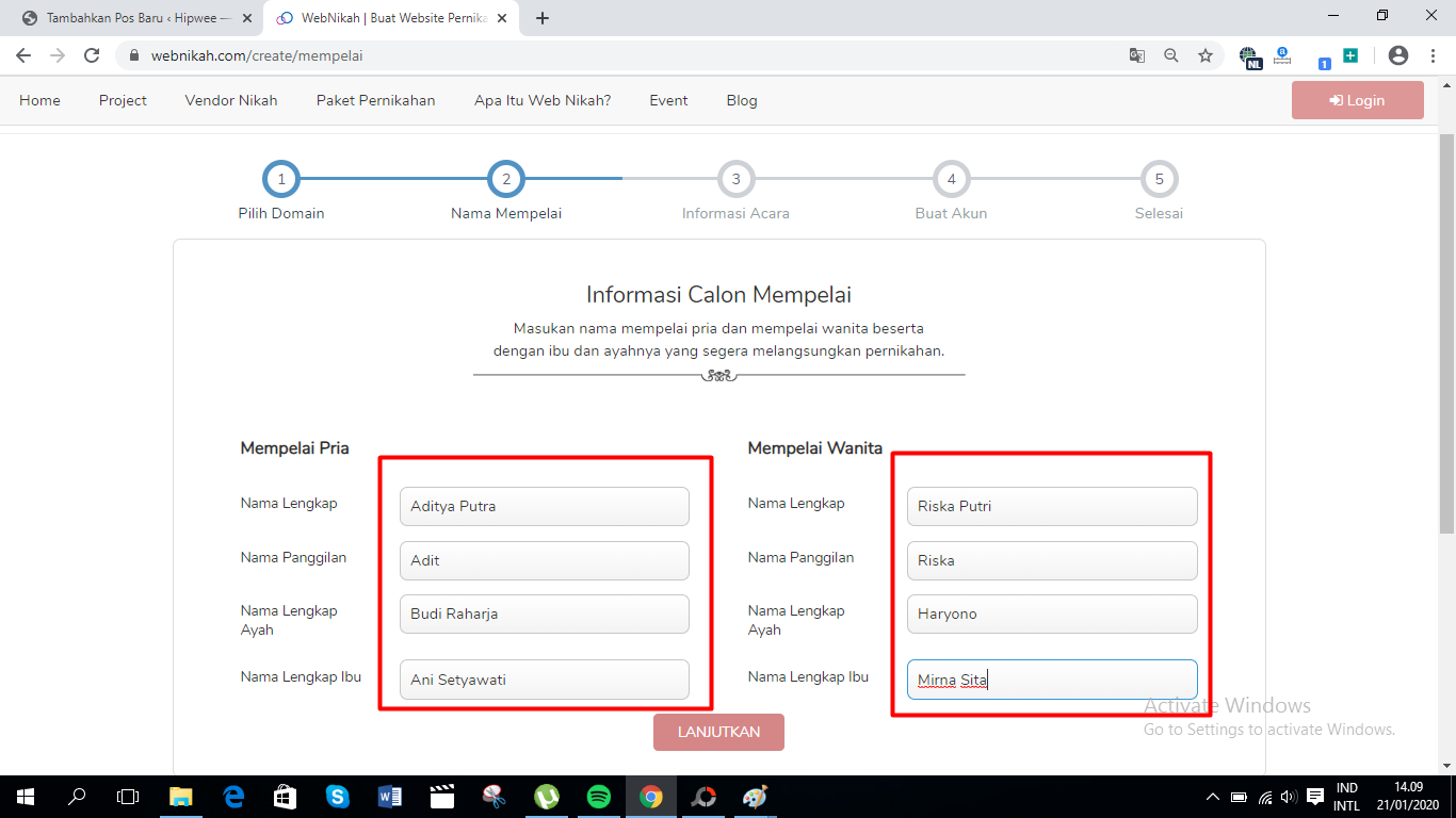 7 Cara Bikin Website Pernikahan Gratis dan Mudah