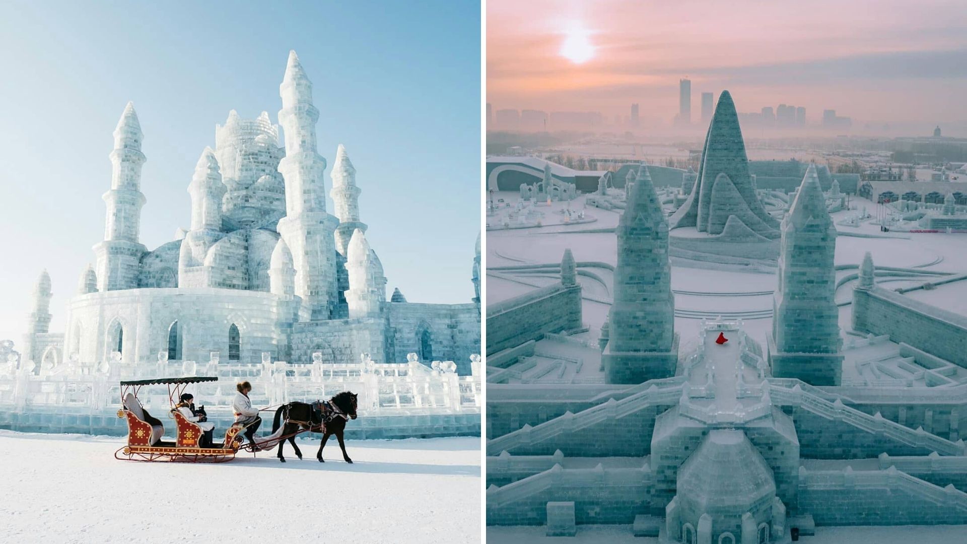 10 Foto Harbin Ice and Snow Festival yang Spektakuler. Festival Musim ...