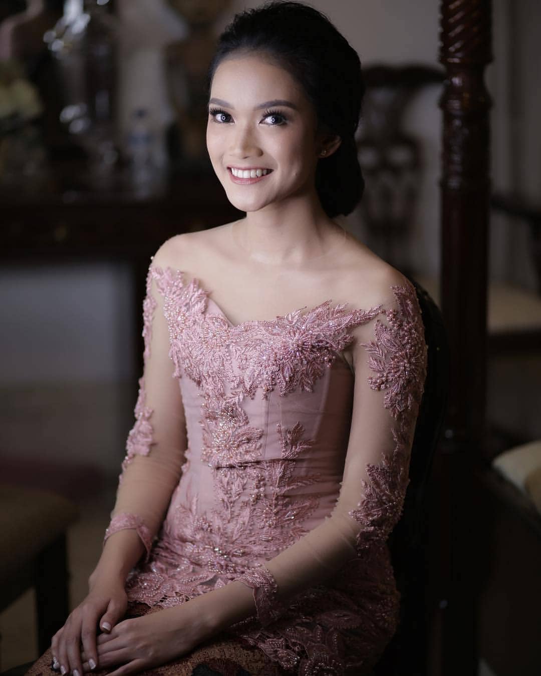 12 Ide Tunik Motif Payet 3 Dimensi untuk Lamaran. Elegan dengan Pilihan ...