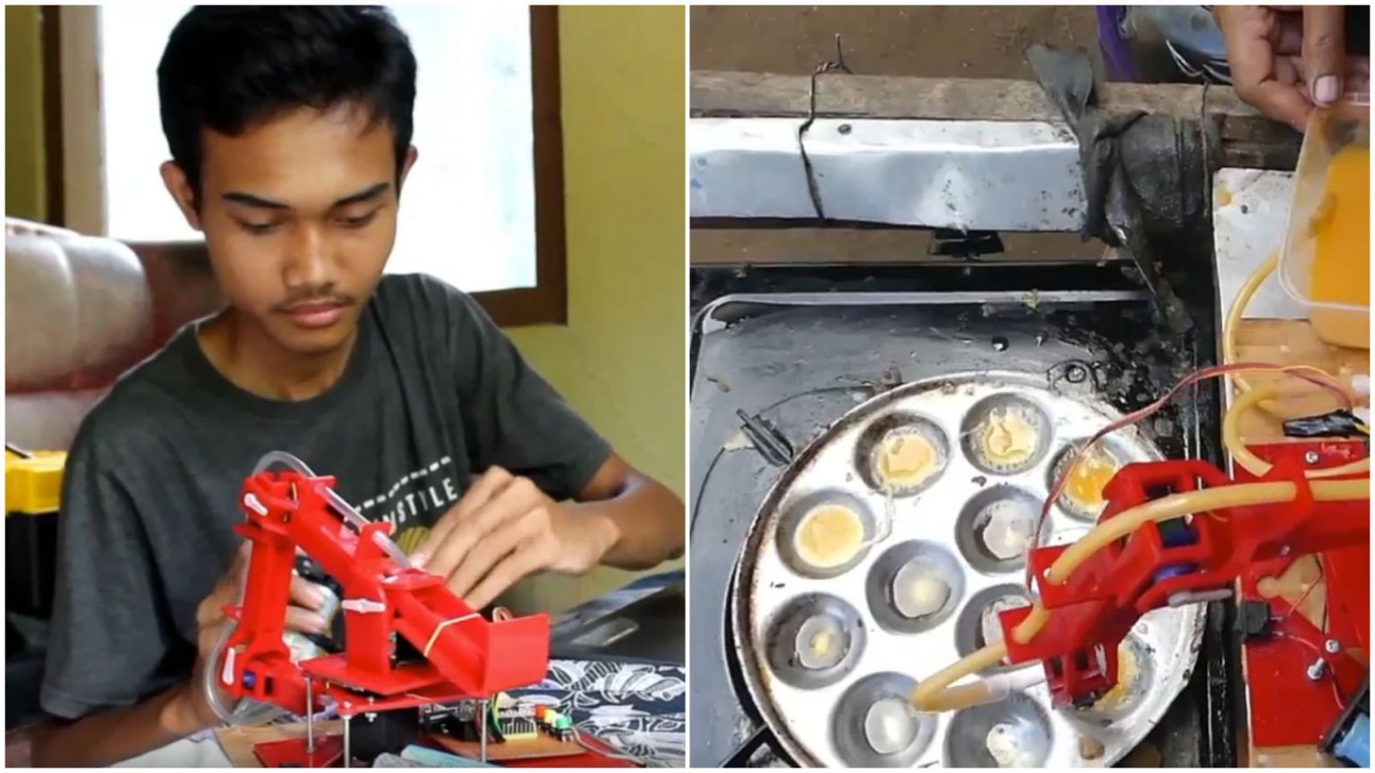 Tanpa Alat Canggih, Pemuda Ini Berhasil Membuat Robot untuk Bantu ...