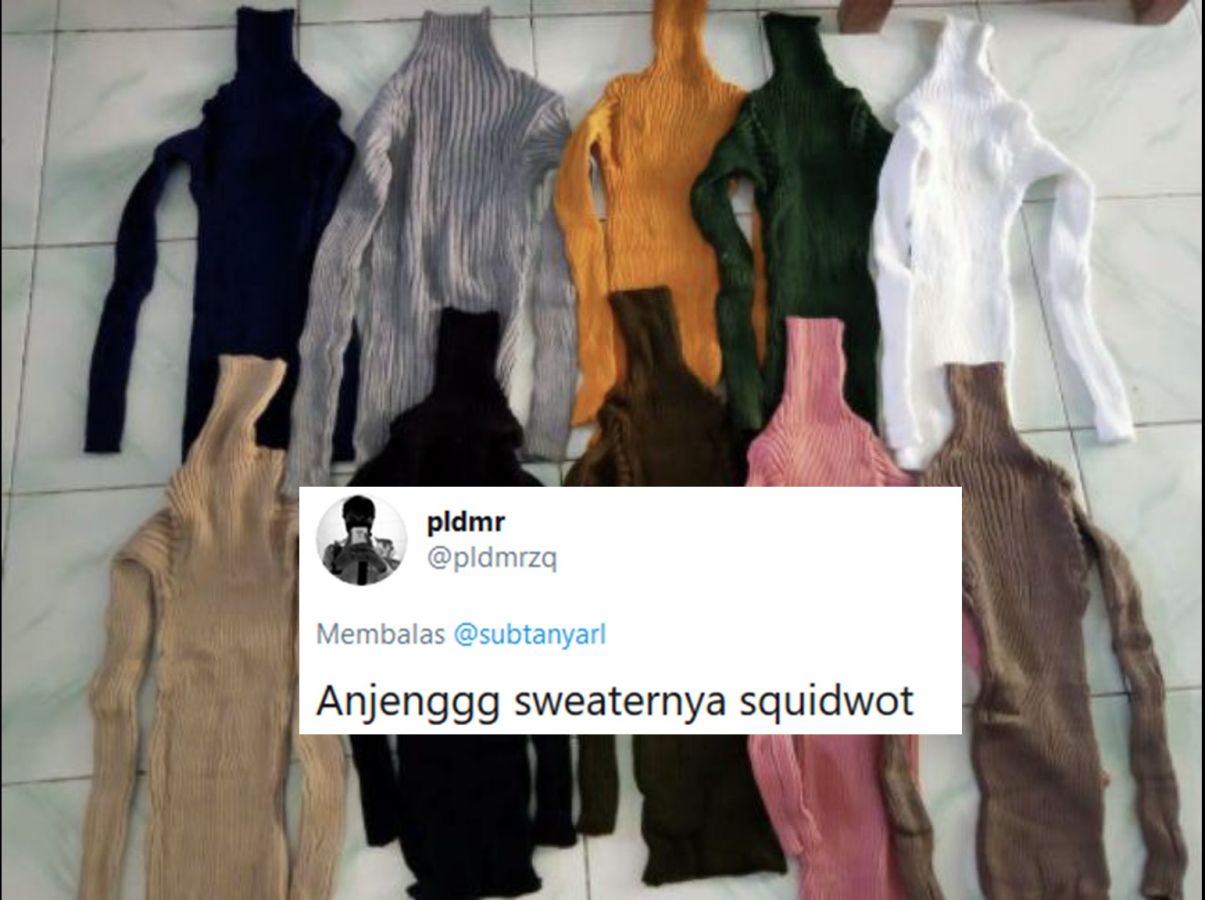10 Komentar Kocak Warganet Melihat Sweter yang Dijual Online Shop. Muat ...