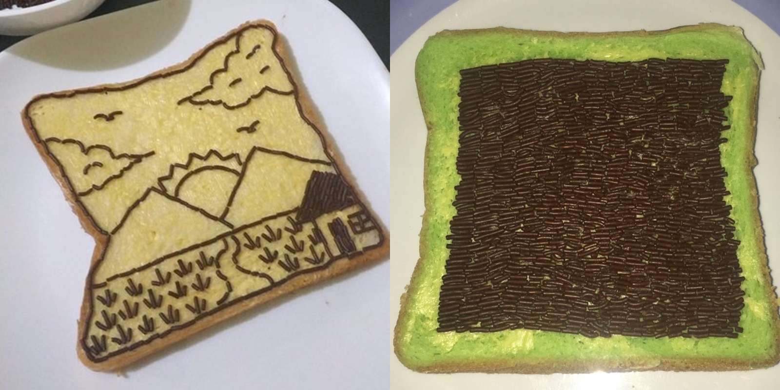 10 Potret Kesempurnaan Hiasan Roti Tawar. Bikinnya Berjam-Jam, Habisnya ...