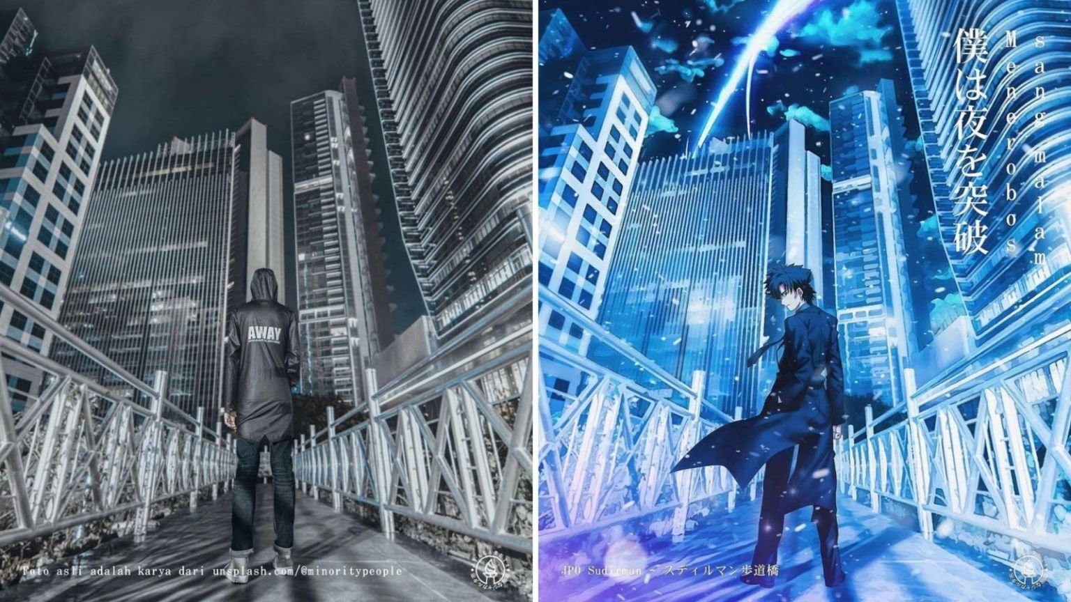 8 Potret Sudut Kota Jakarta Jika Dibikin versi Anime. Wah Jadi Mirip ...