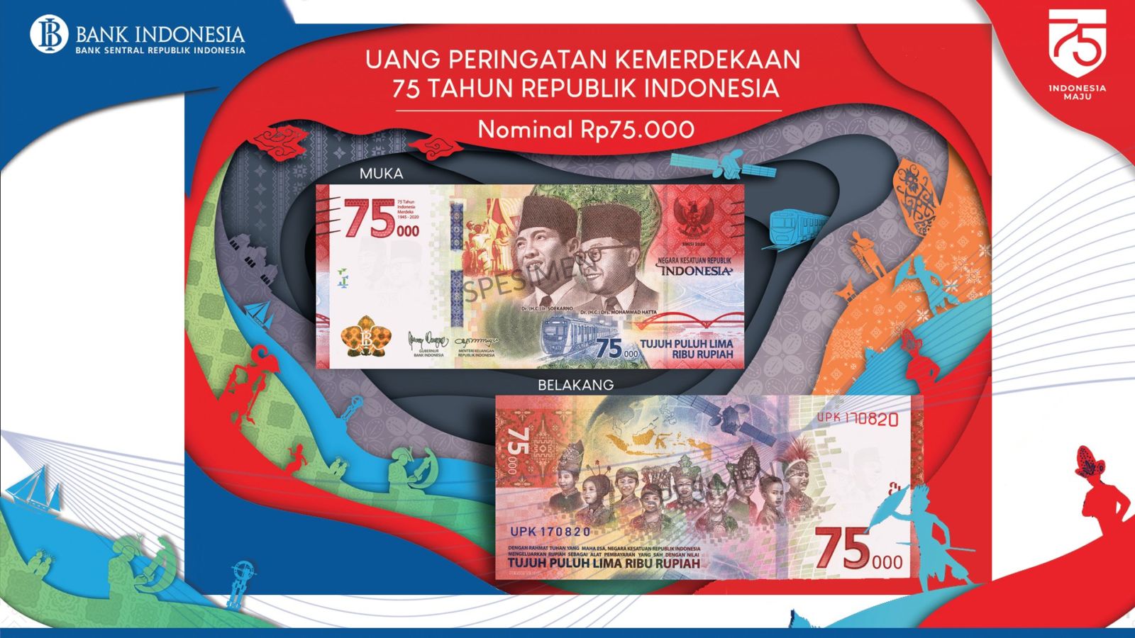 Beredar Uang Edisi Spesial 75 Ribu Rupiah, Ternyata Bisa Dipesan ...