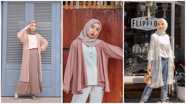 8 Ide Model Cardigan Berwarna Cerah Buat Hijabers. Lucu dan Kekinian ...