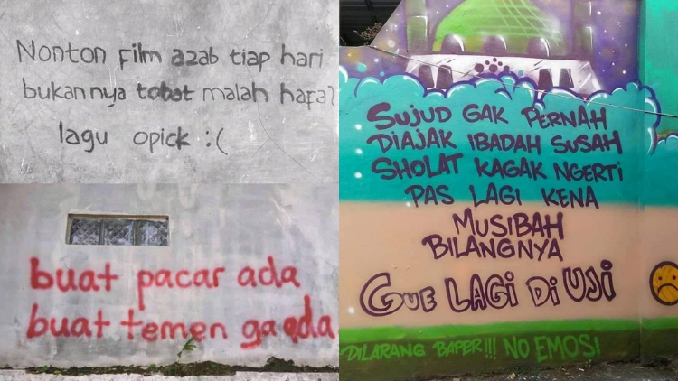 11 Coret-coretan Random di Tembok ini Mengandung Banyak Pesan. Reminder ...