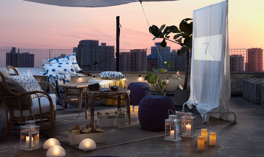 Inspirasi Penataan Rooftop Jadi Tempat Nobar. Cozy dan Dijamin Nyaman