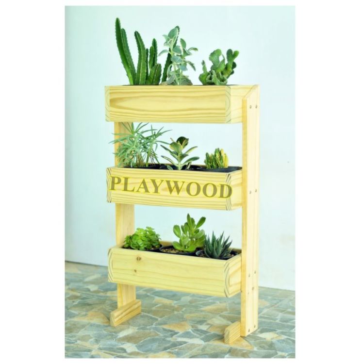 8 Inspirasi Rak Kayu untuk Pot Tanaman di Dalam Ruangan. Tampak Estetik ...