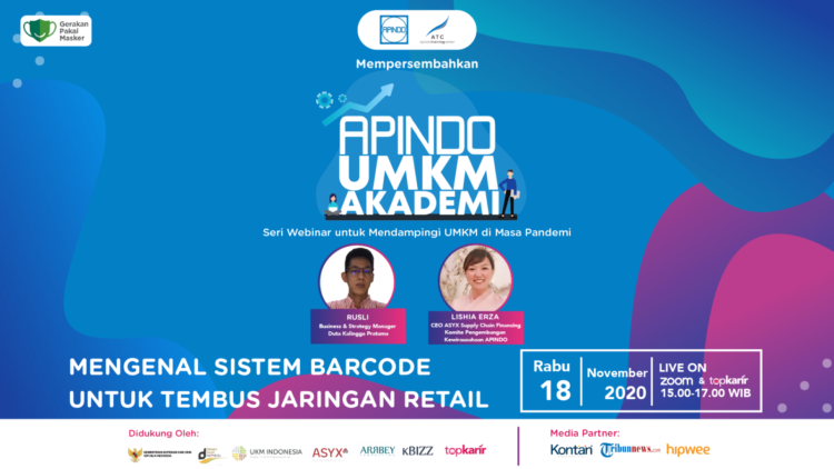 APINDO UMKM AKADEMI Adakan Webinar dengan Tema "Mengenal Sistem Barcode ...