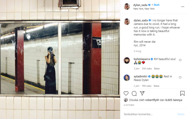 Dylan Sada, Model Indonesia di Amerika Meninggal Dunia. Unggahan ...